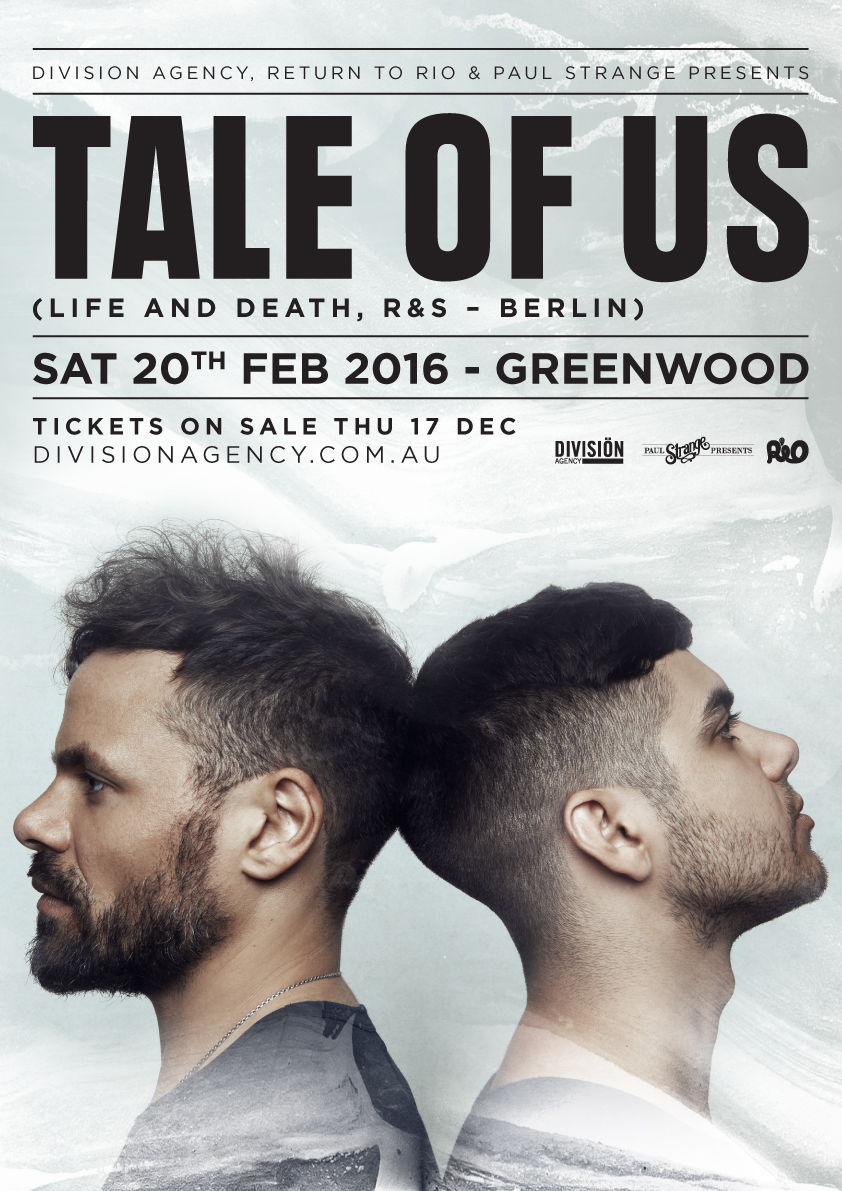 Tickets for TALE OF US (Life & Death, R & S - Berlin) in North Sydney ...
