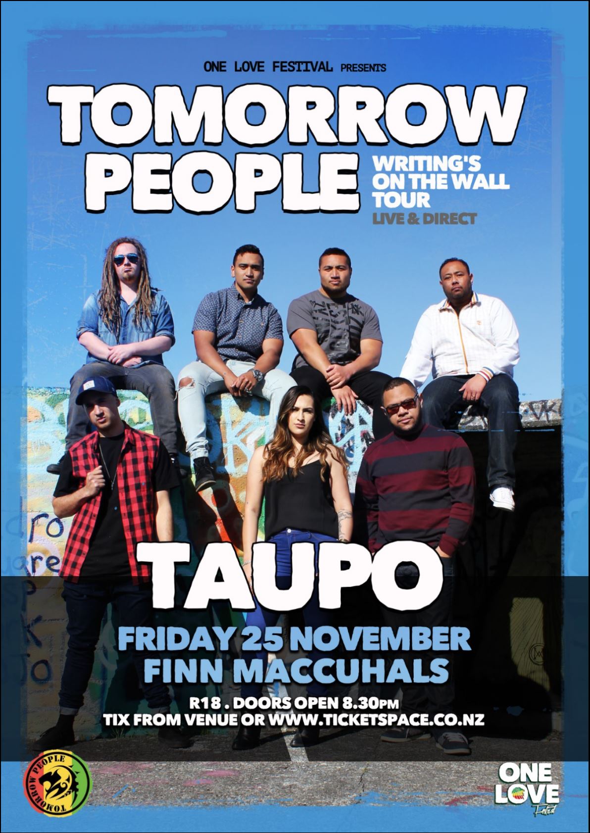Tickets for TOMORROW PEOPLE - Writing's On The Wall Tour TAUPO in TaupÅ ...