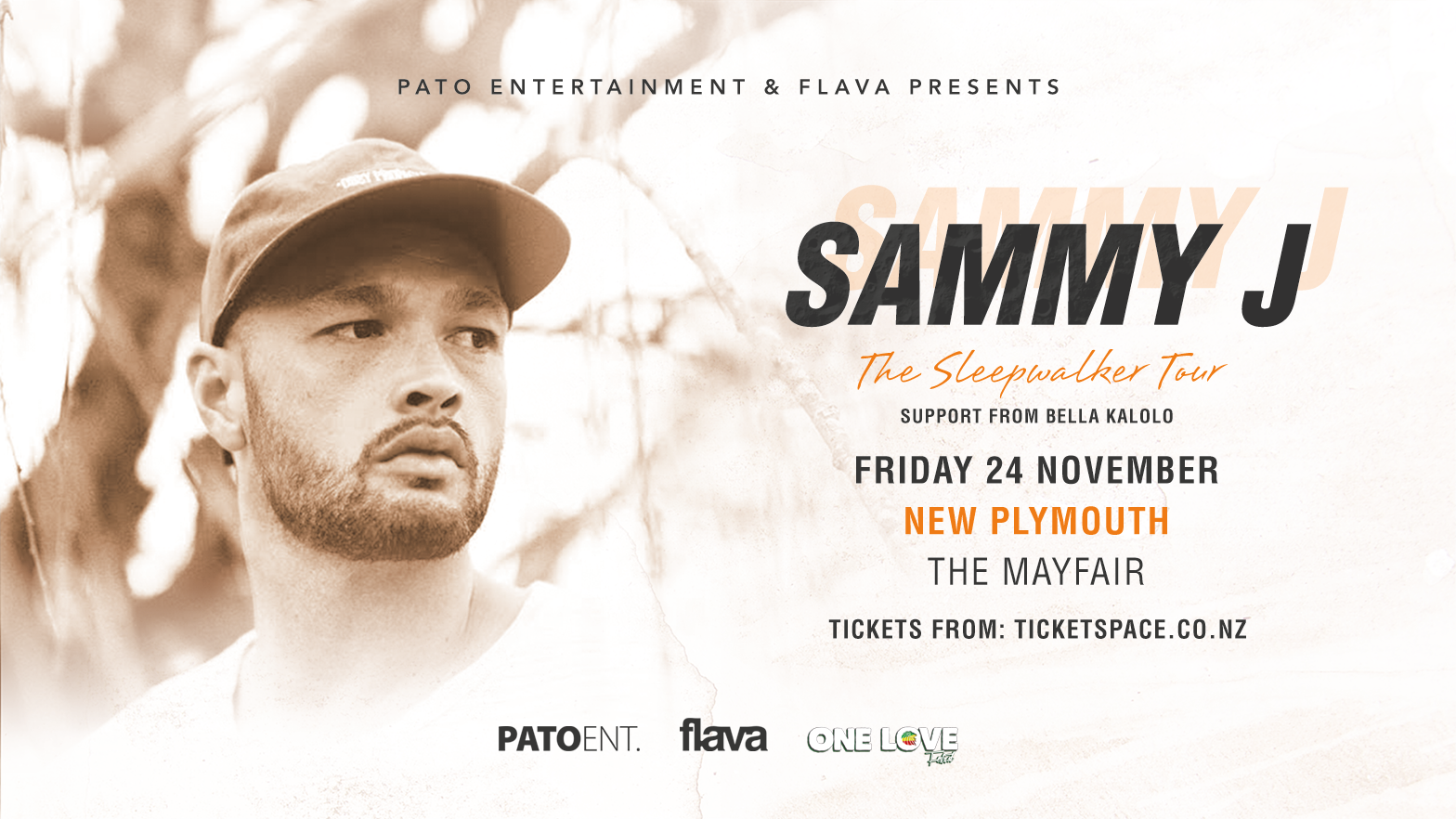 Tickets for SAMMY J - New Plymouth in New Plymouth from Ticketspace