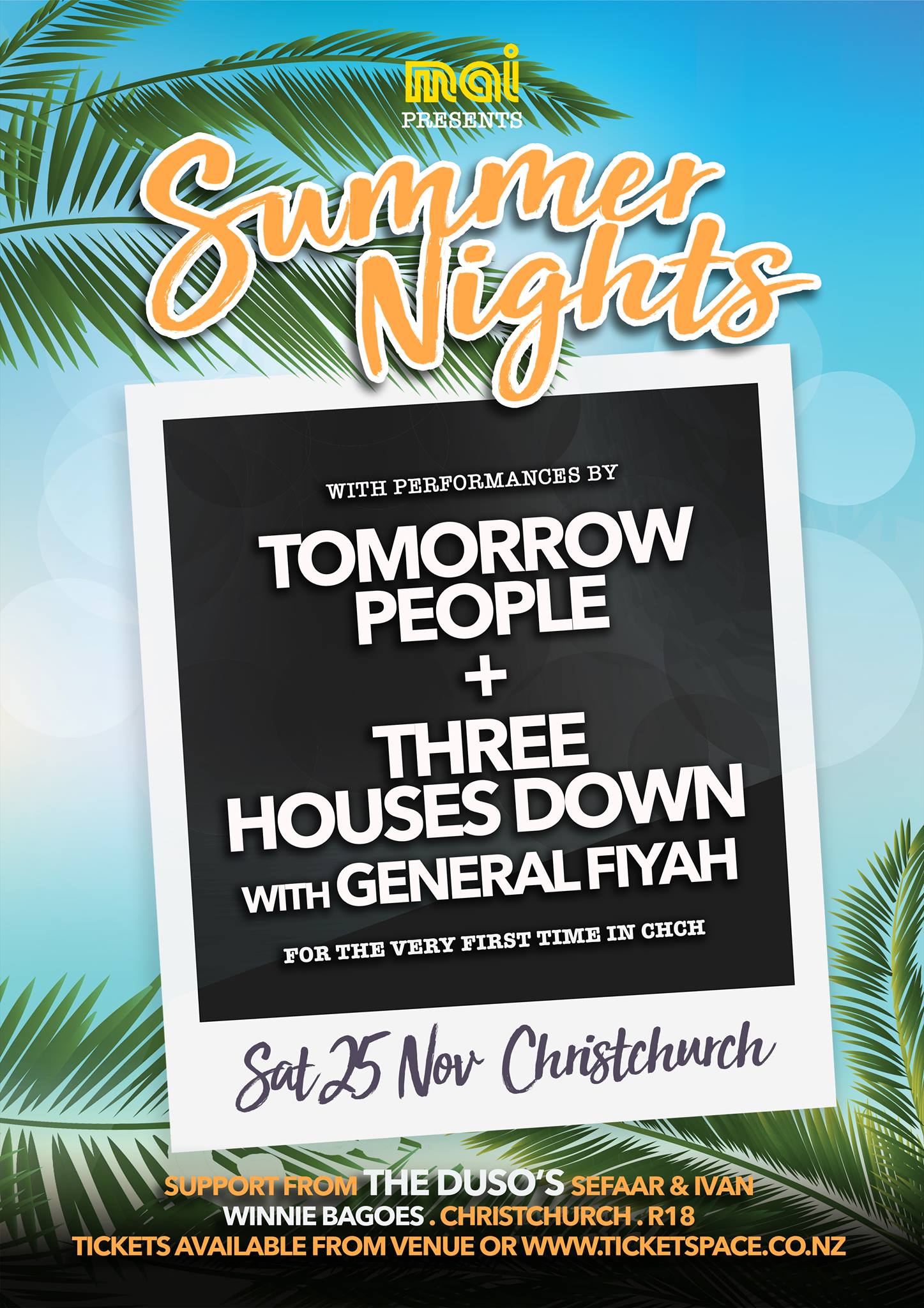 Tickets for SUMMER NIGHTS - Christchurch in Christchurch from Ticketspace